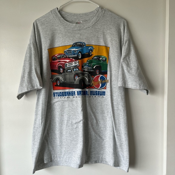 Shirts | Vintage Gray Studebaker National Museum Tshirt | Poshmark